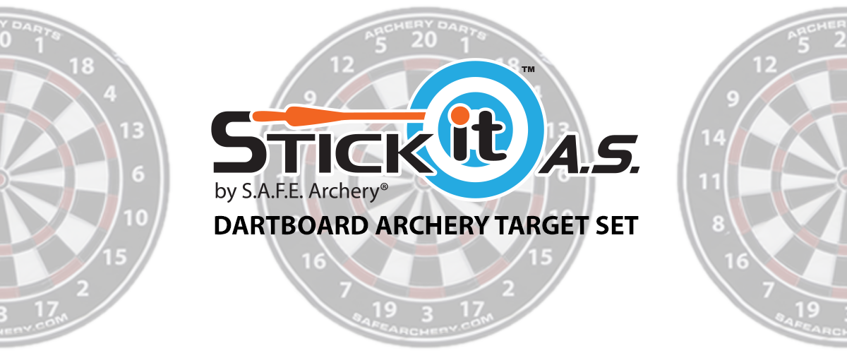 StickIt™ A.S. Dartboard Archery Target Set - Archery Tag® - Extreme ...