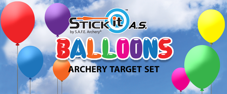 StickIt™ A.S. Balloons 2-Sided Target Set - Archery Tag® - Extreme ...