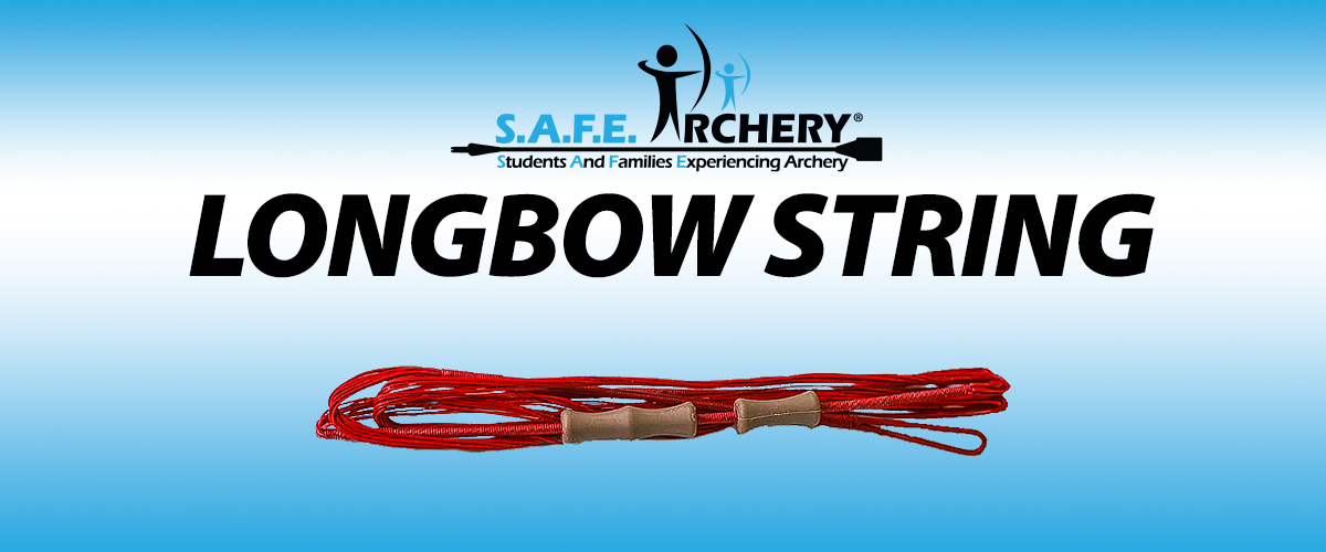 S.A.F.E. Archery® Longbow String - Archery Tag® - Extreme Archery Equipment
