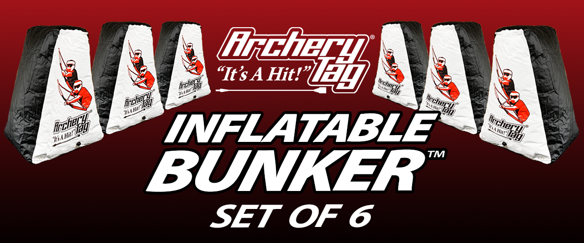 Inflatable Bunker Set (6 bunkers) - Archery Tag® - Extreme Archery ...
