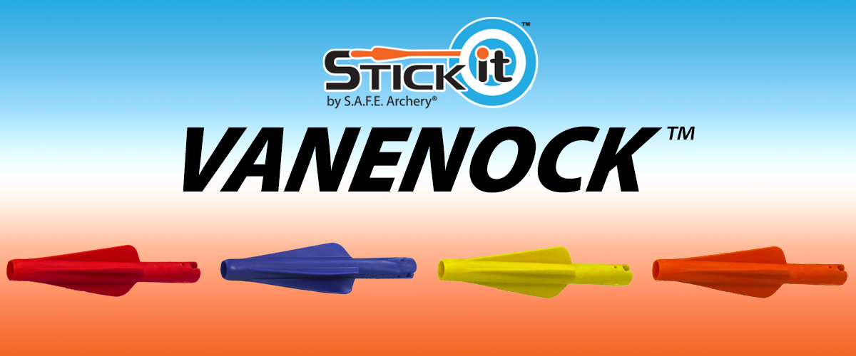 StickIt™ VaneNock™ - Archery Tag® - Extreme Archery Equipment